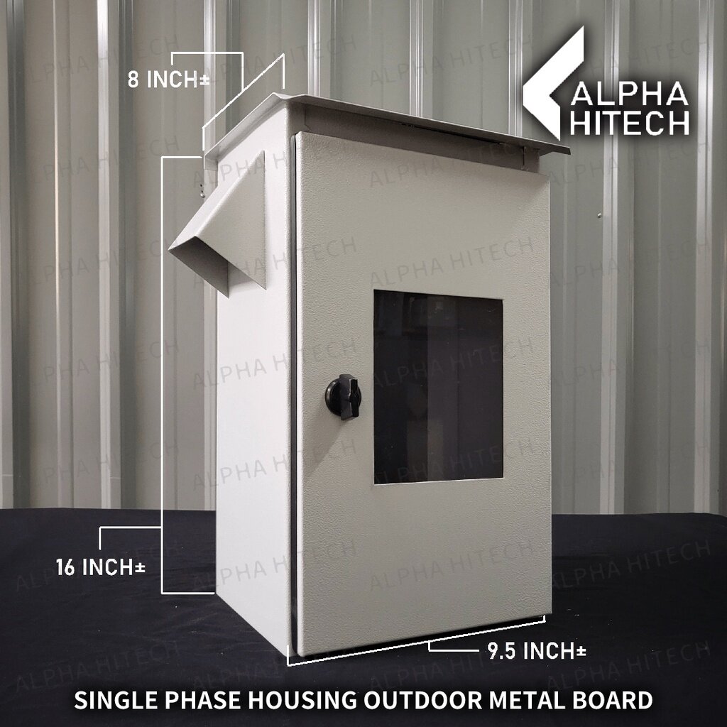 THREE PHASE OUTDOOR HOUSING METER METAL BOARD WITH FIBER / 3 PHASE ...