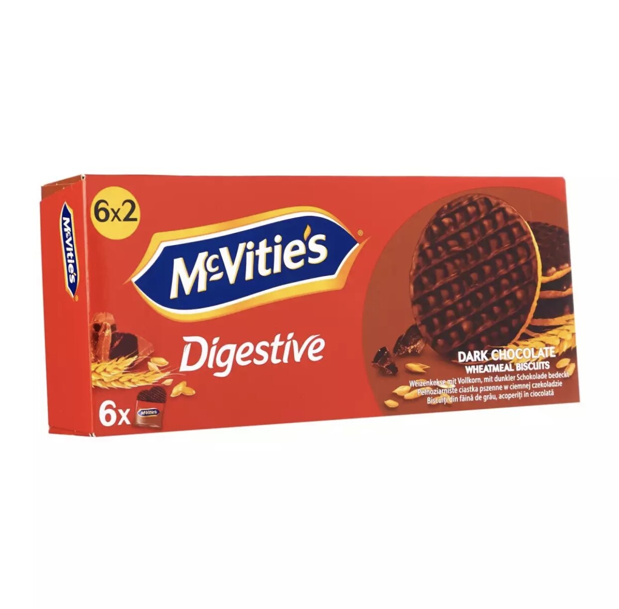 MCVITIE'S DARK CHOCOLATE DIGESTIVE BISCUITS MULTIPACK | Lazada
