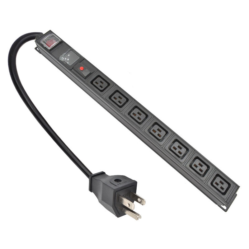 Pdu Power Strip C19 Output 7ac Socket With Current Display Meter C13 C20 Uk Us Au Israel Eu Plug