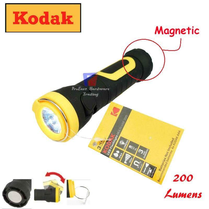Kodak LED Multi Use Flashlight/Torchlight 200L(200lumens/4xAAA) | Lazada