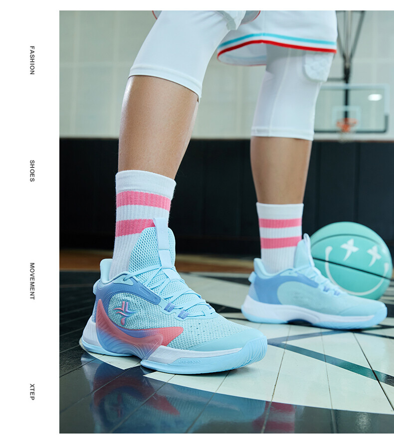 Xtep Jeremy Lin LIN-STORM Mens Basketball Shoes Wear-resistant Shock ...