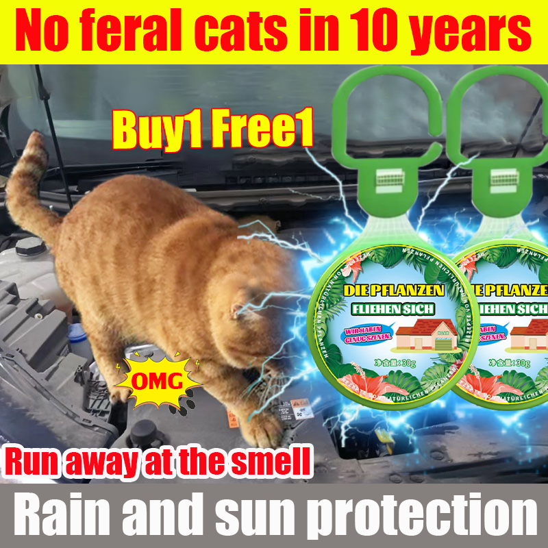 No feral cats in 10 years cat repellent gel Run away at the smell ...