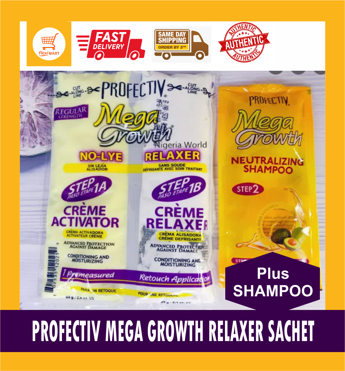 PROFECTIV MEGA GROWTH RELAXER SACHET WITH SHAMPOO | Lazada
