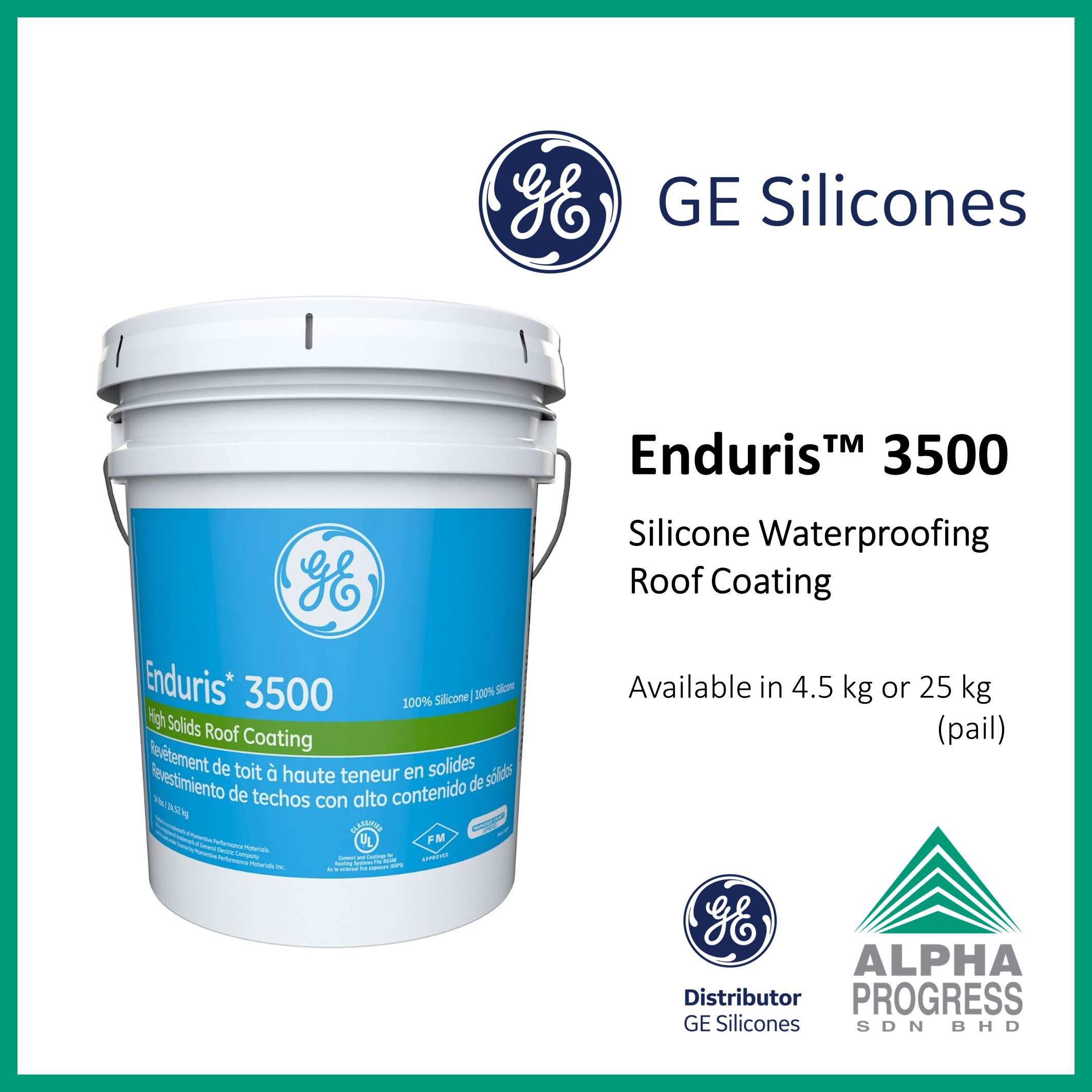 GE Enduris 3500 Silicone Roof Coating | Lazada