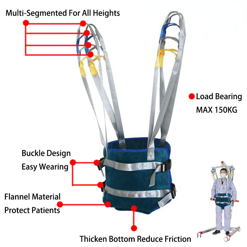Adjustable Lift Sling Rehabilitation Assistance For Disabled Patients ...