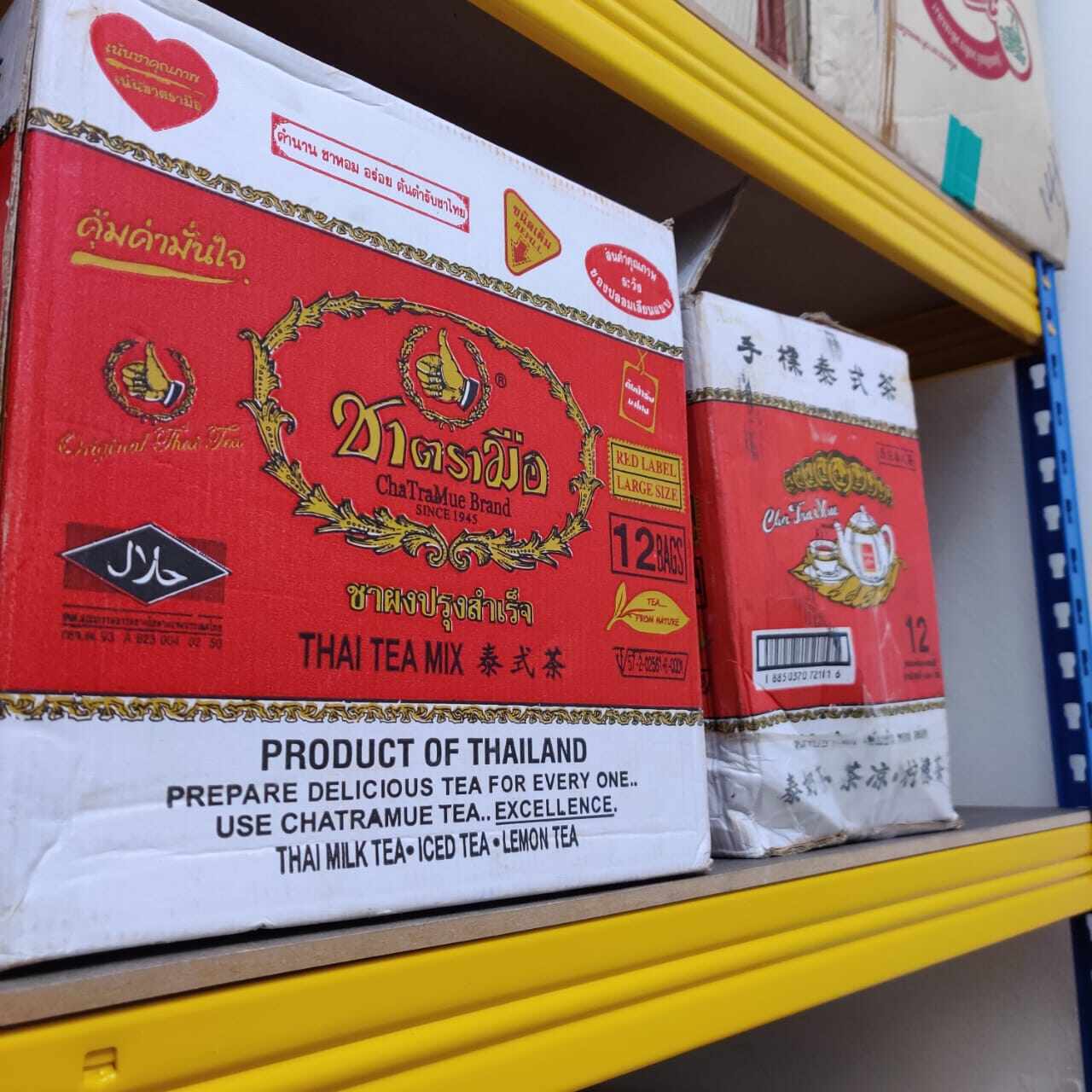 Thai Tea 1 Box X 12packs Halal Teh Merah Thailand Red Tea Chatramue teh thailand merah 400gram ...