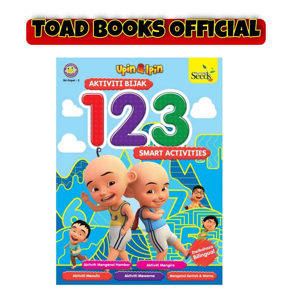 TOAD BOOKS : UPIN & IPIN BUKU AKTIVITI 123 SIRI OOPET - SERIES 2 ( SIRI ...