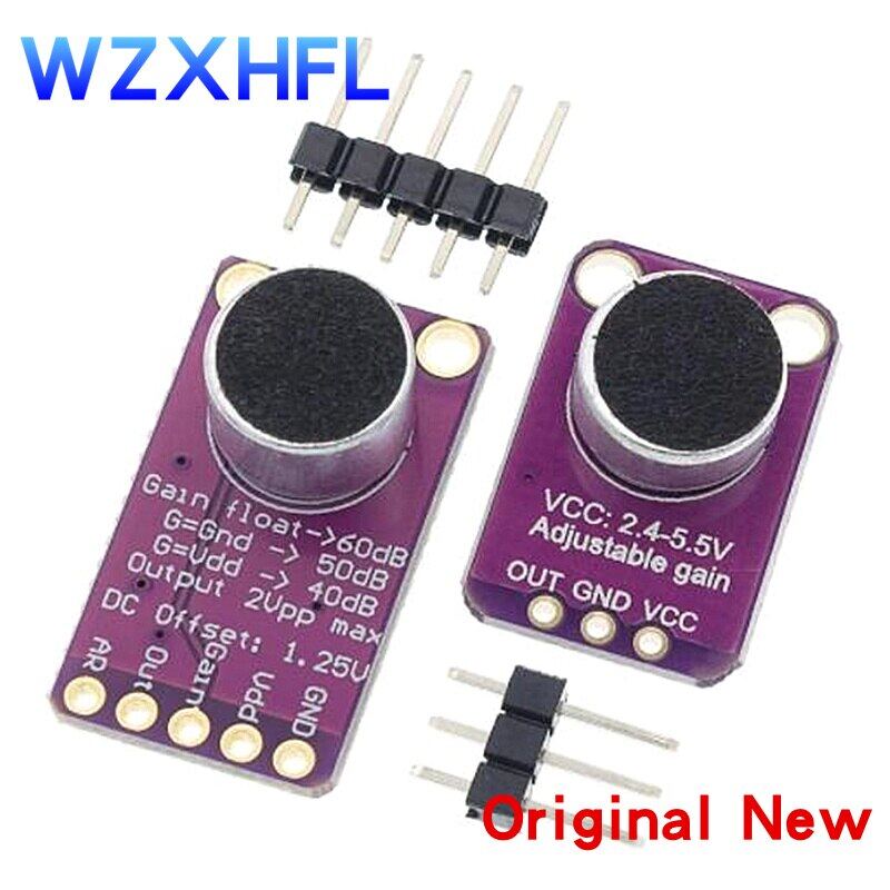 MAX9814 Microphone AGC Amplifier Board Sound Sensor Module Auto Gain ...