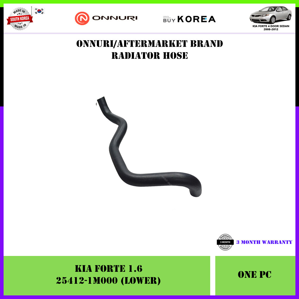 Kia Forte 1.6 Onnuri Radiator Hose (Upper 25411-1M000 / Lower 25412 ...