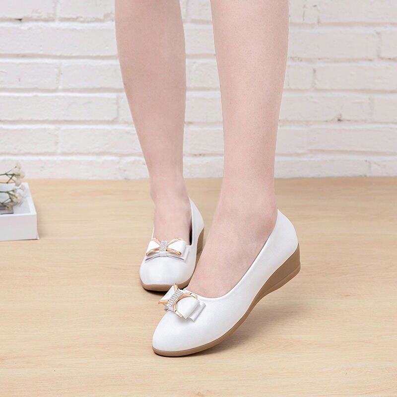 RTA IOU Wedges Shoes Women Slip-on Pointed Toe Ladies High Heel Pumps ...