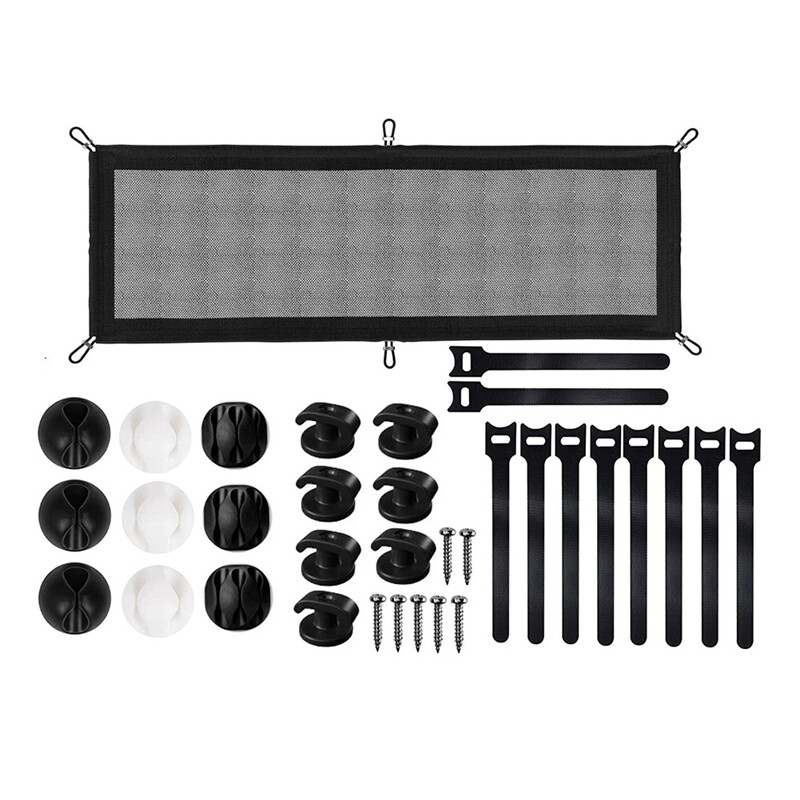 Under Desk Cable Management Net Under Desk Wire Net Capacity Cord ...