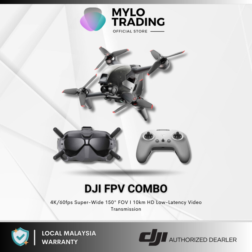 DJI FPV Combo - Camera Drones | First-Person View 4K Camera Drone | Lazada