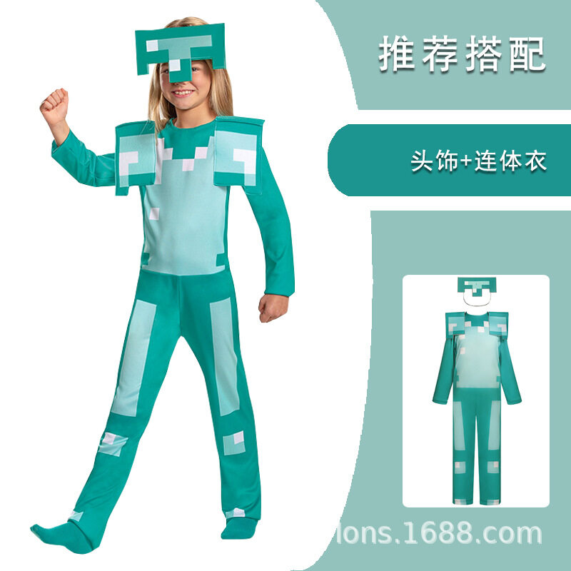 Halloween Children's New Minecraft Armor Collection Boys Girls Cosplay ...