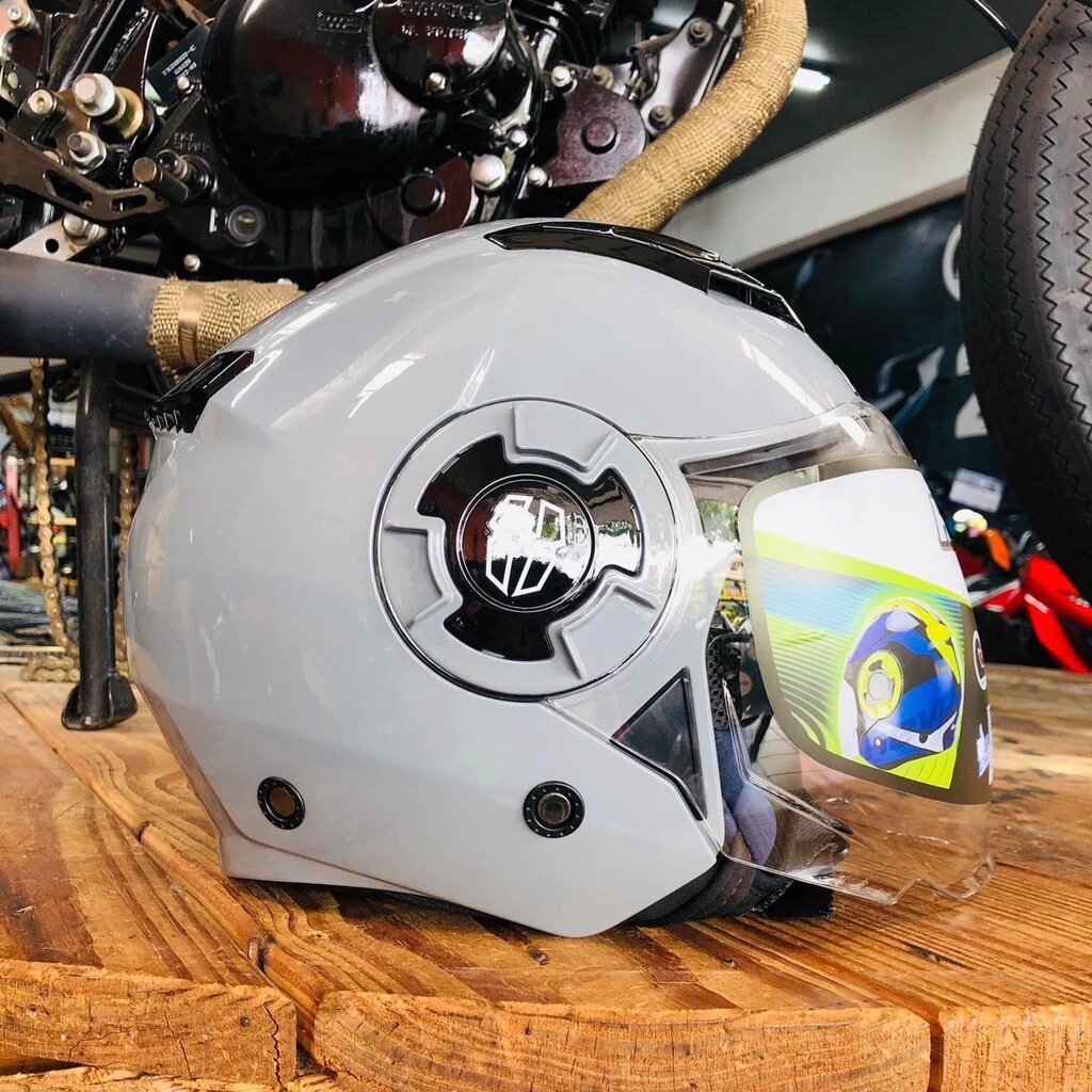 MHR OF729 Urban Hevo Double Visor Cruise Helmet For Scooter NVX Vario ...