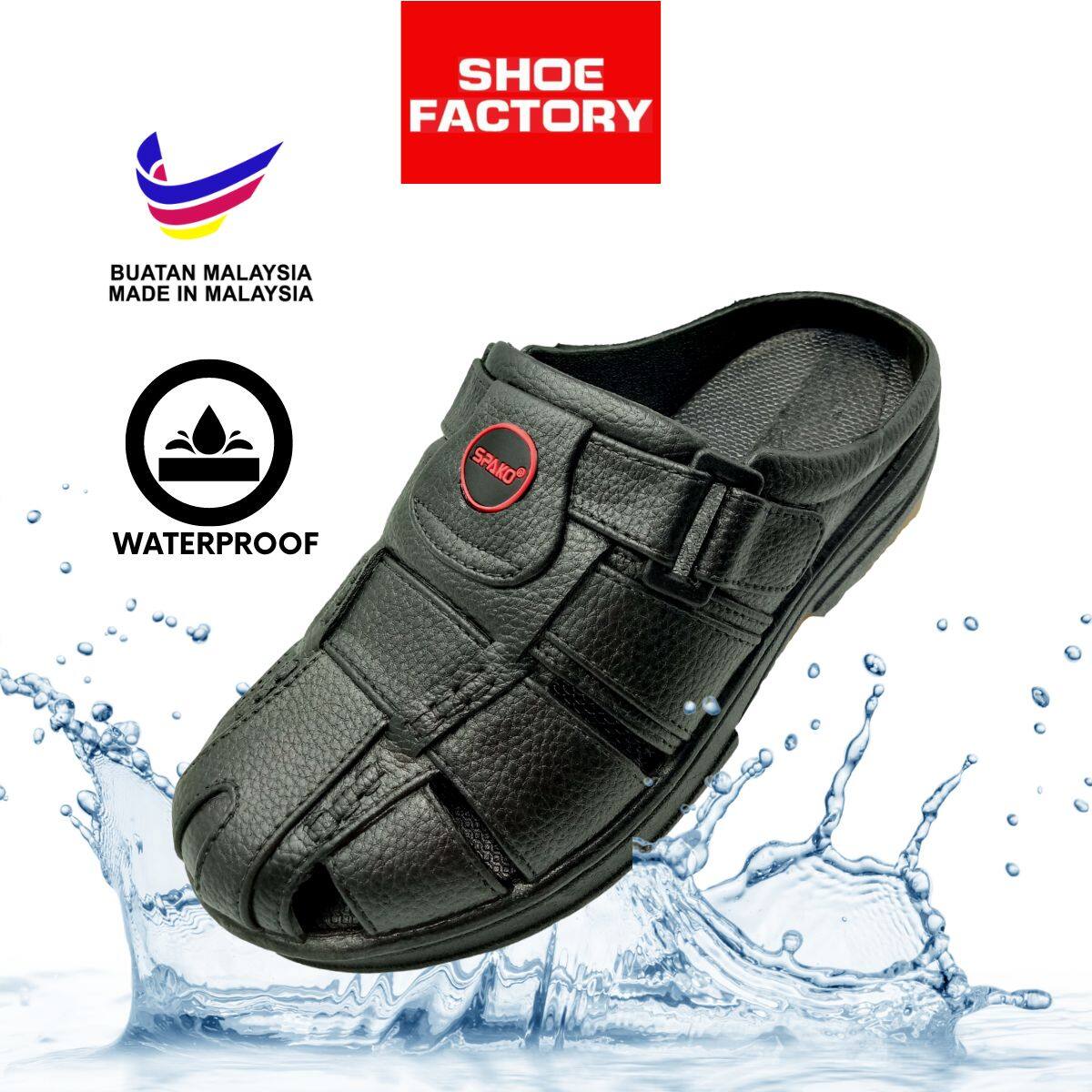 Spako (Made in Malaysia) Non Slip Waterproof Thick Sole Men Sandals For ...