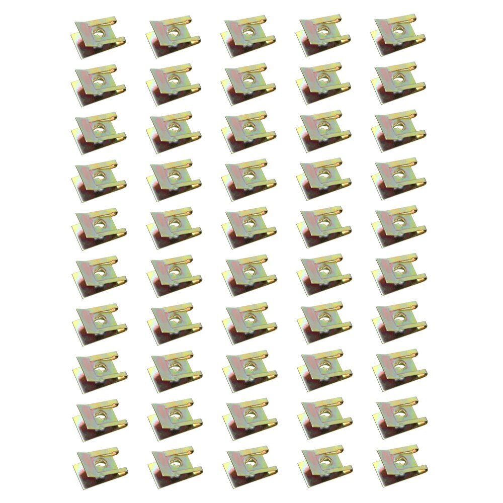 [NEW W] Leepee 50Pcs Bronze Tone Spring Metal Clip Auto Fastener Clips ...