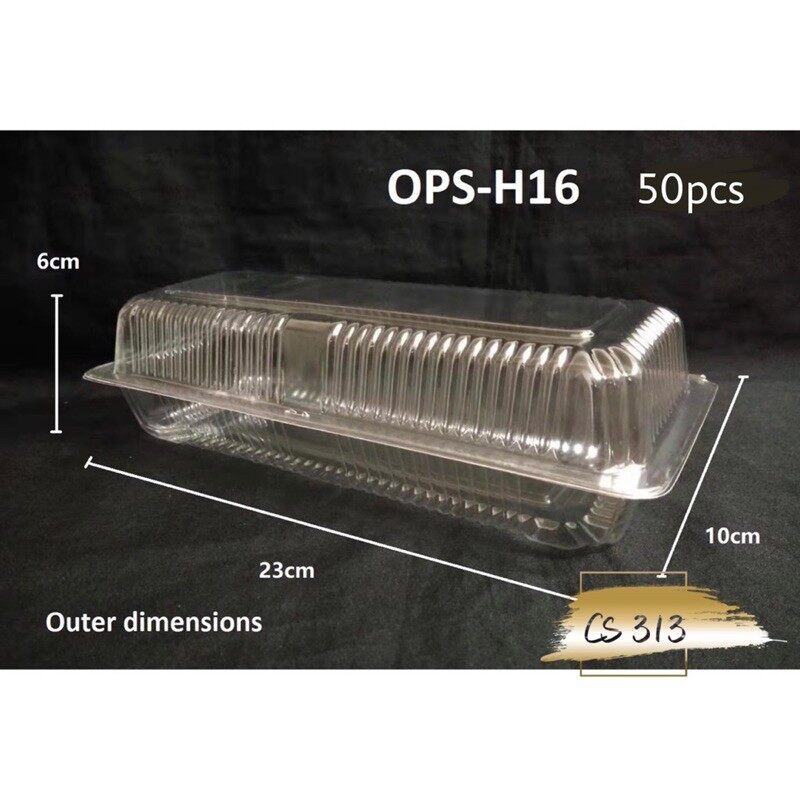 OPS-H16 (8inch) ±50's Plastic Tray / Disposable Packaging Food Tray ...