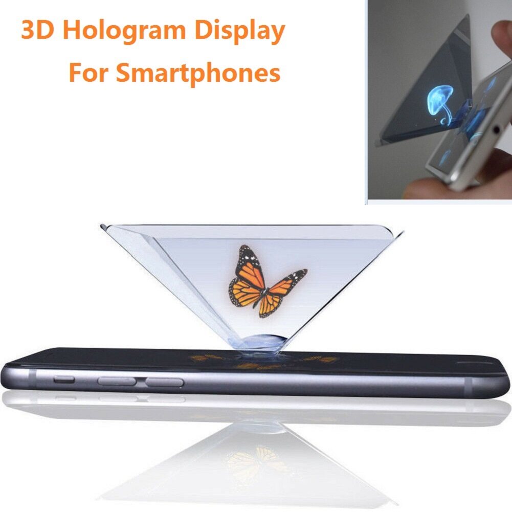 [SONGFUL] 3D Hologram Pyramid Display Projector Video Stand Universal ...