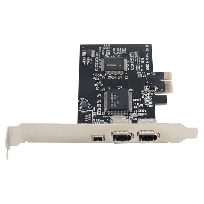 1394 Firewire Card,PCIe 3 Ports 1394A Firewire Expansion Card, PCI Express to External IEEE 1394 ...