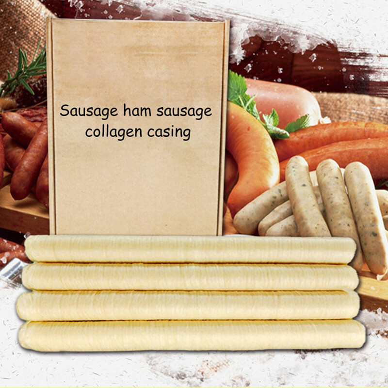 【Flash Sale】14m 17mm Edible Sausage Packaging Tools Sausage Tubes ...