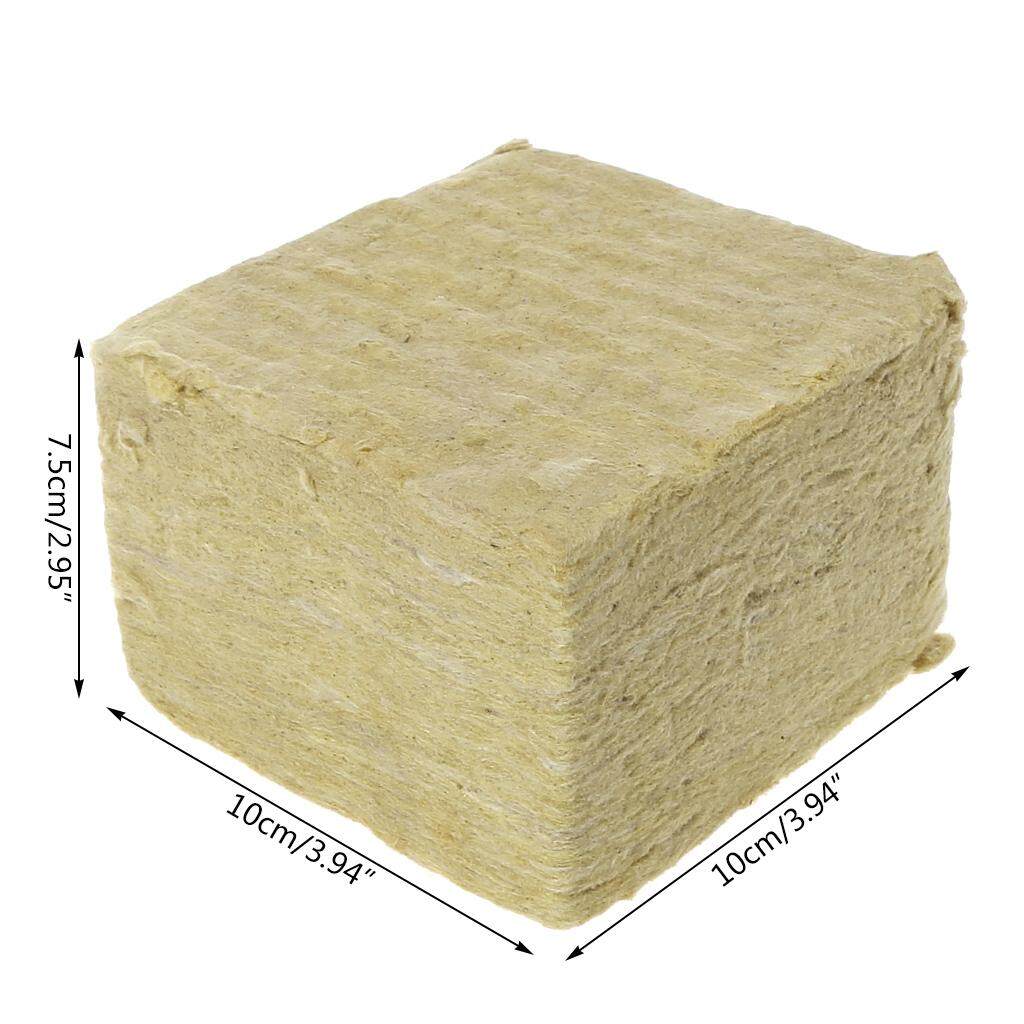 Rockwool Cubes hydroponic growth medium soilless cultivation planting ...