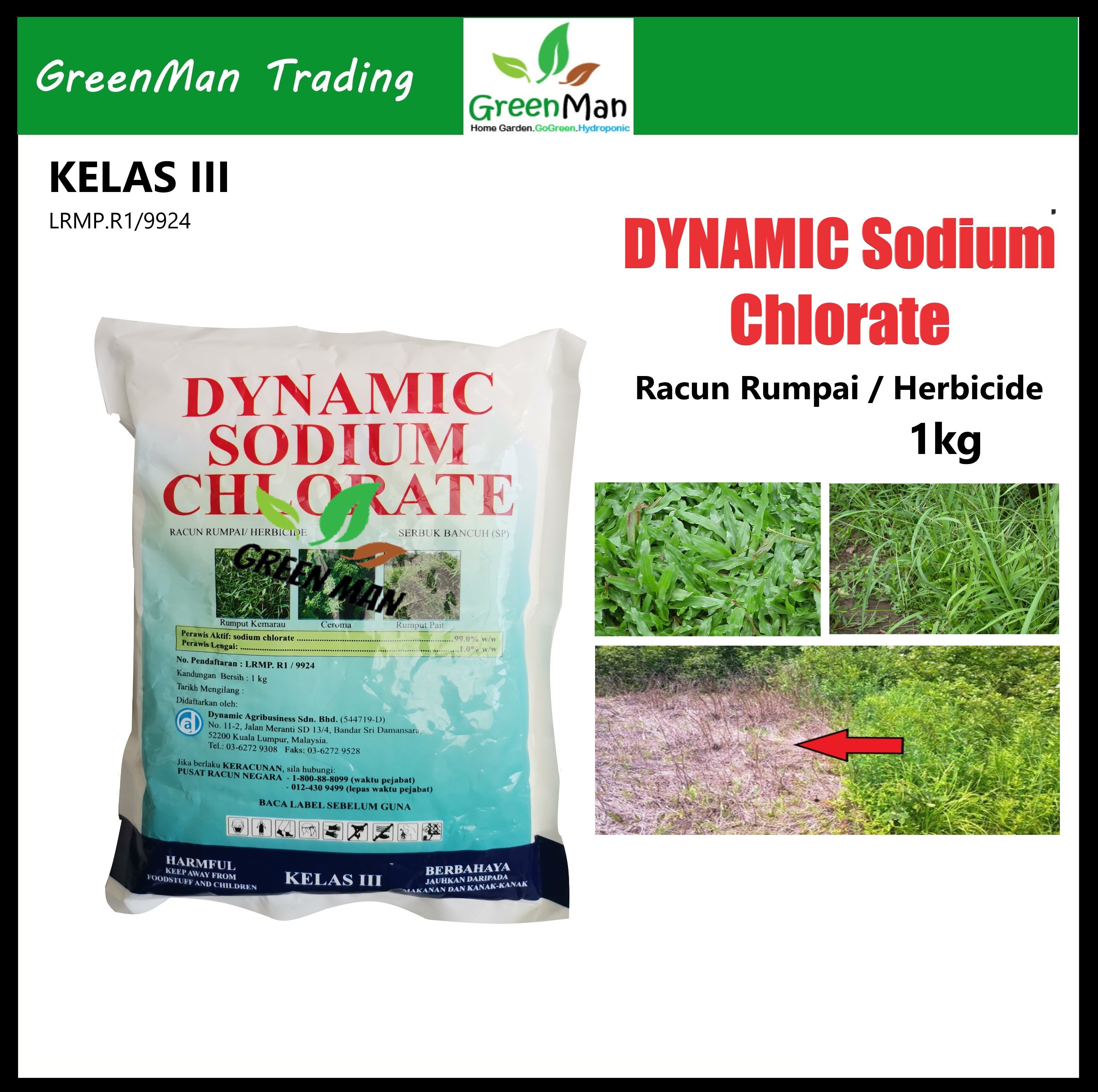 1kg Garam Rumpai Sodium Chloride 99% Racun Rumpai Herbicide | Lazada