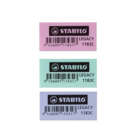 Stabilo Legacy Eraser / Rubber / Pemadam Office / School Use Eraser ...