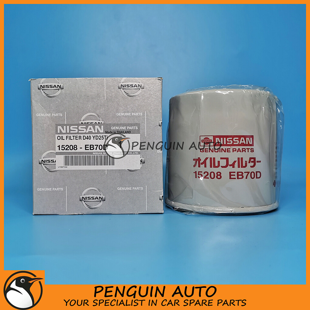 NISSAN NAVARA D40 D23 OIL FILTER OEM 15208-EB70D | Lazada