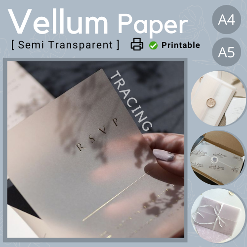 25/ 50/ 100 PCS A5, A4, A3 (115 G) QUALITY TRACING PAPER/ VELLUM PAPER ...
