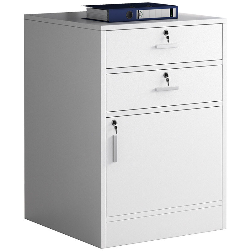 Mitsuchi Wooden Office File cabinet with lock storage cabinet locker ...