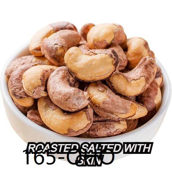 almonds 500g | 1000g ROASTED SALTED CASHEW NUT WITH SKIN KACANG ...