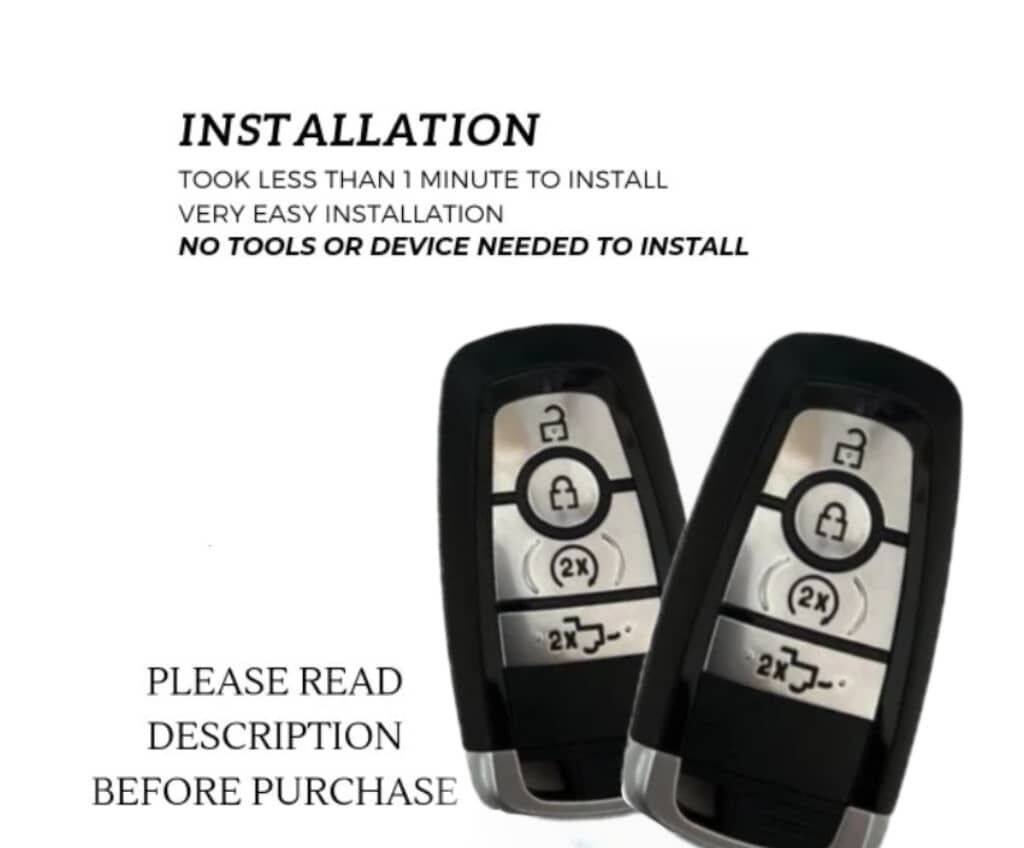 Ford Ranger T9 XLT, XLT+, Wildtrak , Raptor 2022 2023 Auto Start / Remote Start Key | Lazada