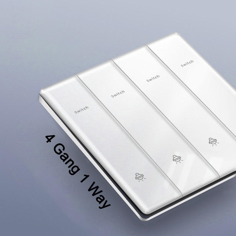 FLKL Ultra Frameless Tempered Glass wall socket Modern Design Toughened ...