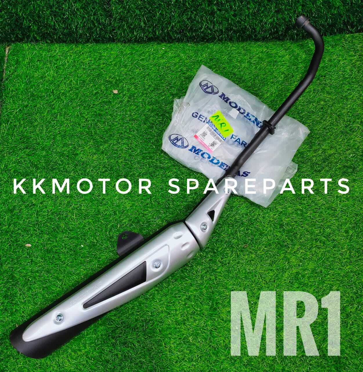 💯 ORIGINAL MODENAS CT110 / MR1 EXHAUST MUFFLER EKZOS | Lazada