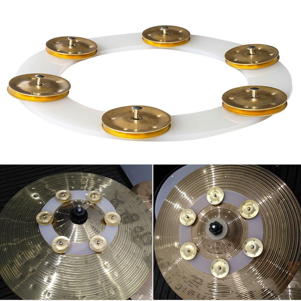 Percussion Drum Cymbal พร้อม Ching แหวนชุดฉาบเครื่องดนตรีอุปกรณ์เสริม ...