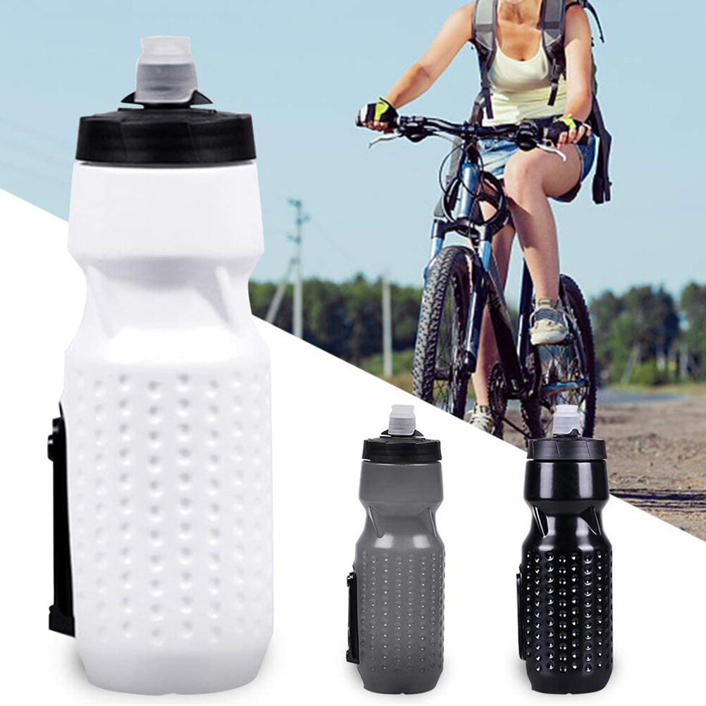 Outdoor Riding Mountain Bike Water Bottle with Magnet Holder Leakproof ...
