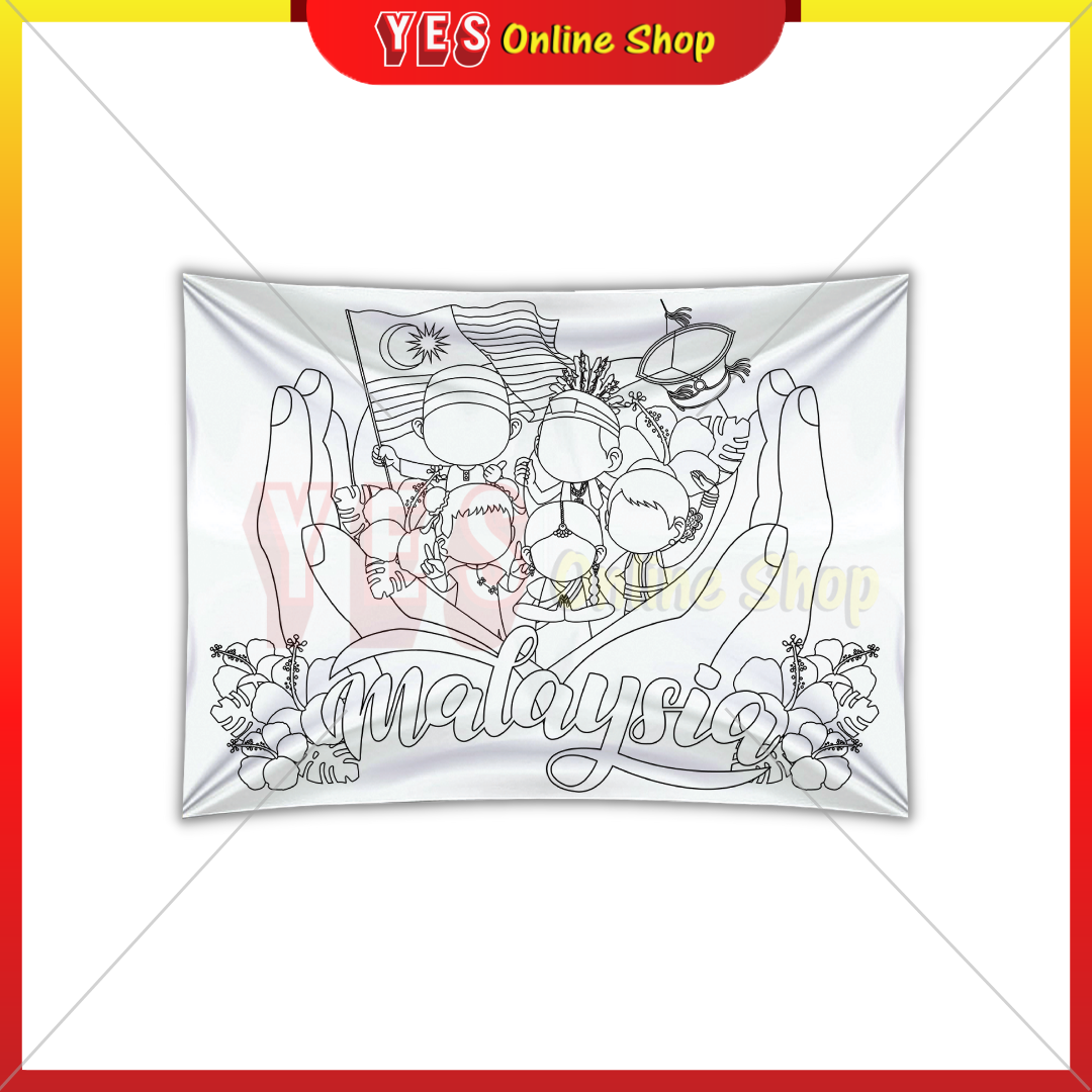[READY STOCK] - AKTIVITI MURID KAIN RENTANG DIY BANNER MEWARNA MERDEKA ...