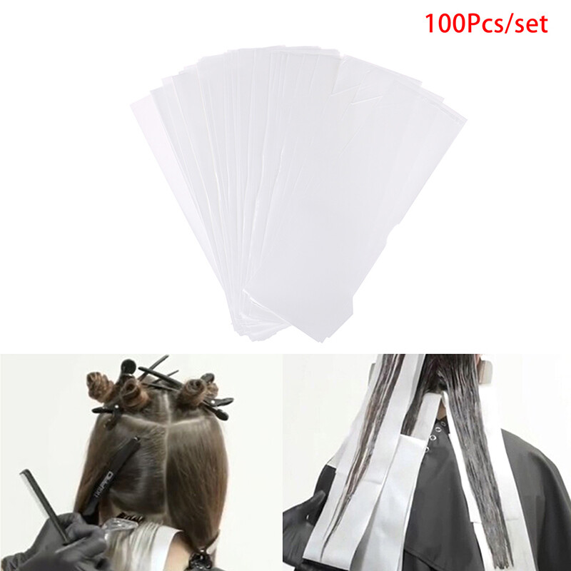 Become Beauty????100Pcs Hair Dye Paper Separating Stain Dyeing Color ...