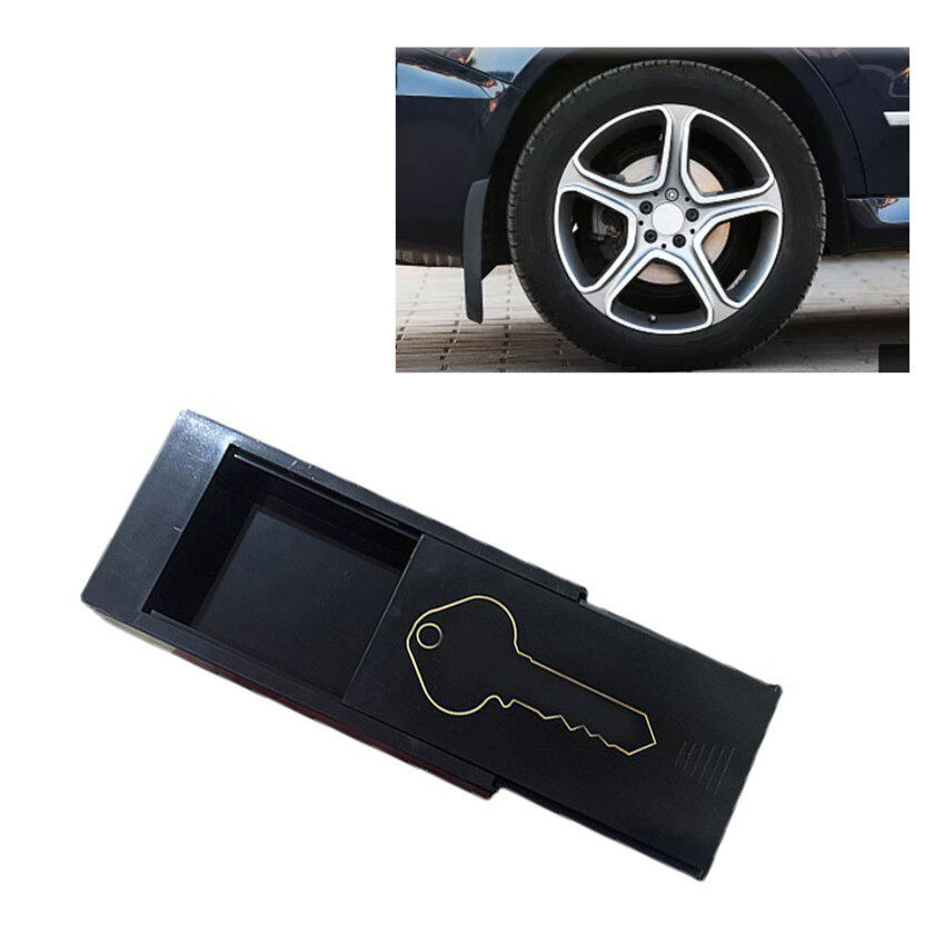Creative Magnetic Black Key Safe Box Car Key Holder Hidden Storage ...