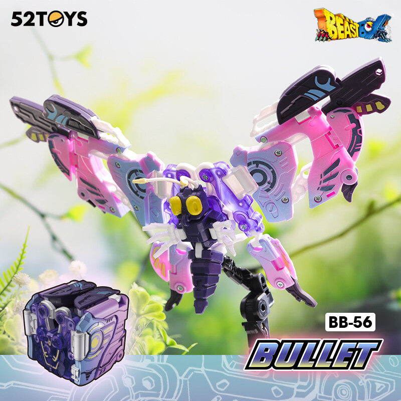 52TOYS BEASTBOX BB-56 BULLET Mecha Deformation Action Figure Portable ...