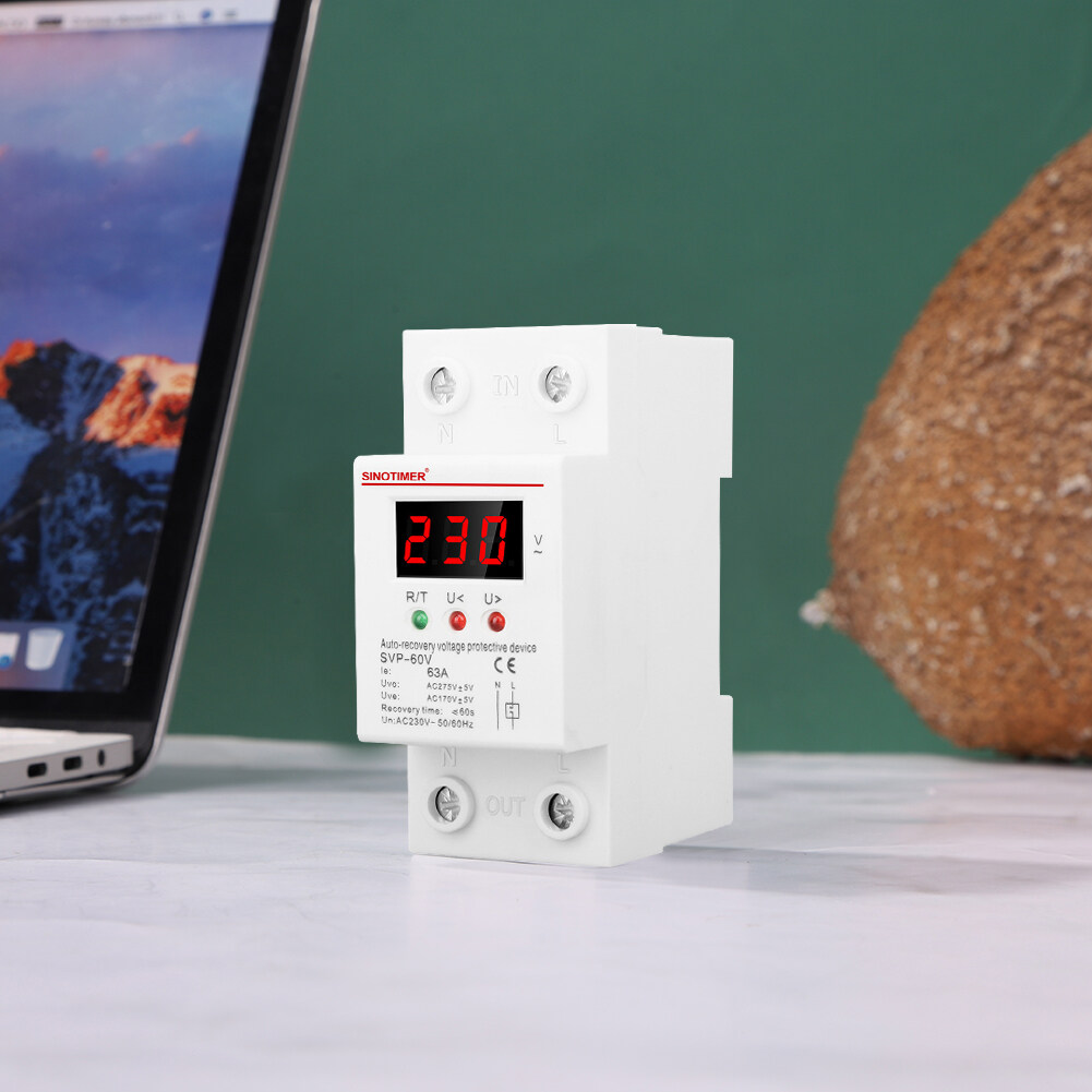 Còn Hàng Rơ Le Bảo Vệ Tự Đặt Lại Dòng Điện Dưới Quá Áp 40A 63A 220V ...