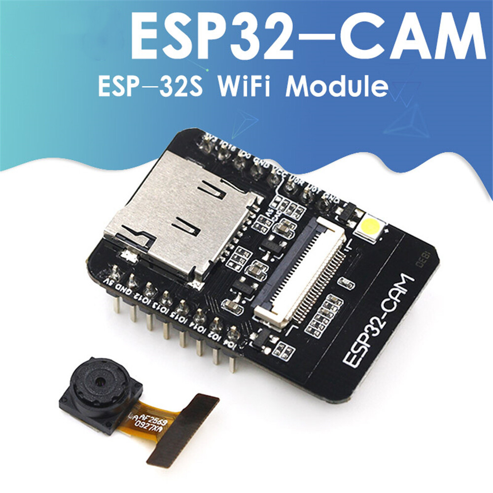 บอร์ดพัฒนาโมดูลกล้องโมดูลบลูทูธ ESP32-CAM WiFi + ESP32พร้อมโมดูลกล้อง OV2640 2MP สำหรับ Arduino ...