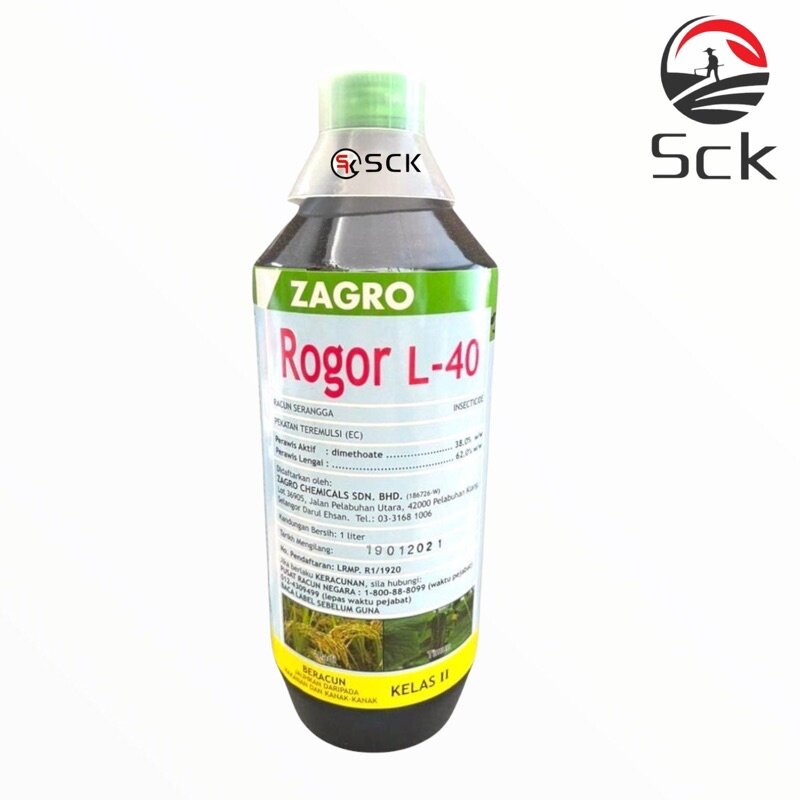 Rogor L-40 /1L/Racun Serangga/dimethoate 38% | Lazada