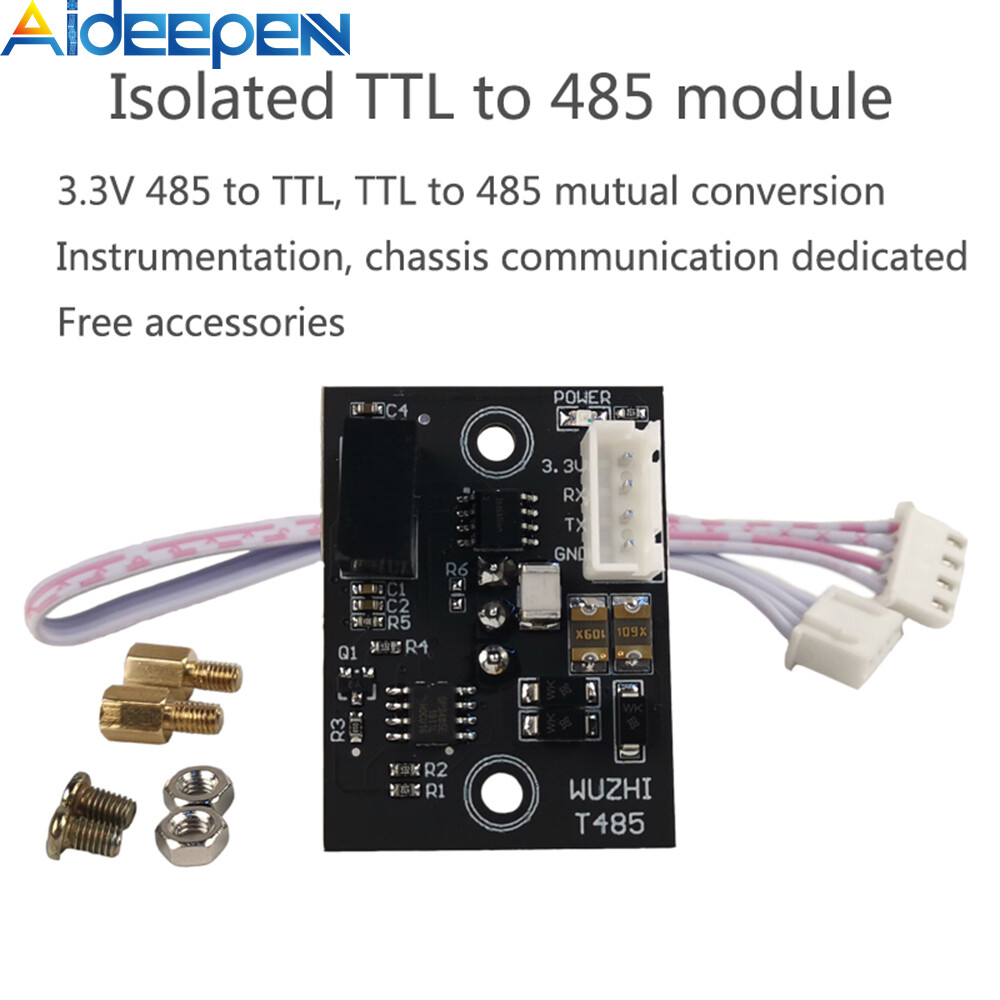 【Ready Stock】Original Aideepen Isolated TTL To 485 Module RS485 To TTL ...