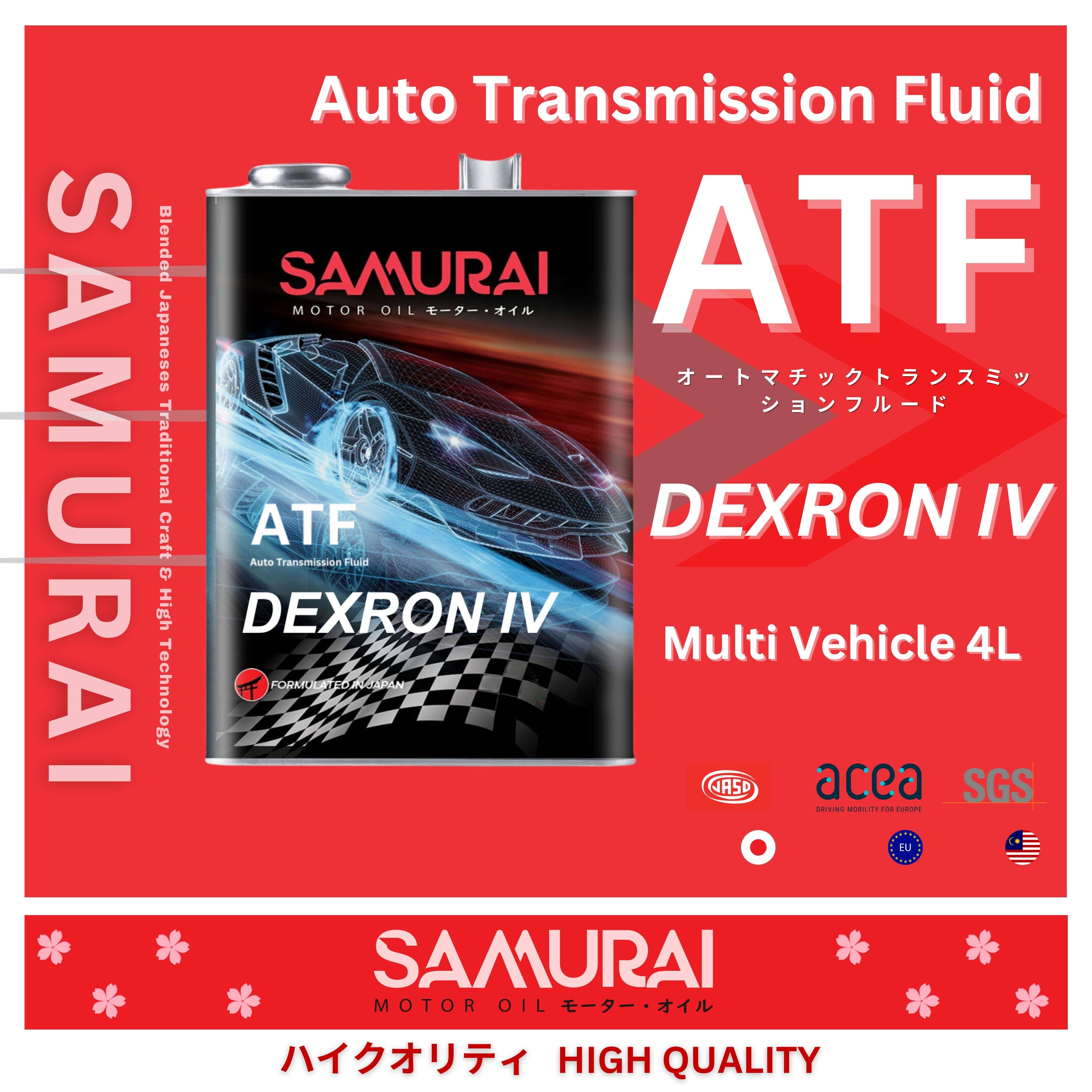 ATF Dexron IV Fully Synthetic Multi Vehicle Auto Gear Perodua Proton Mazda Toyota Honda Kia Free ...