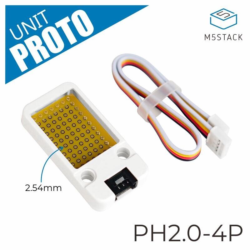 M5stack Official Mini Proto Board Unit Universal Double Side Prototype 254mm Pcb Grove Port