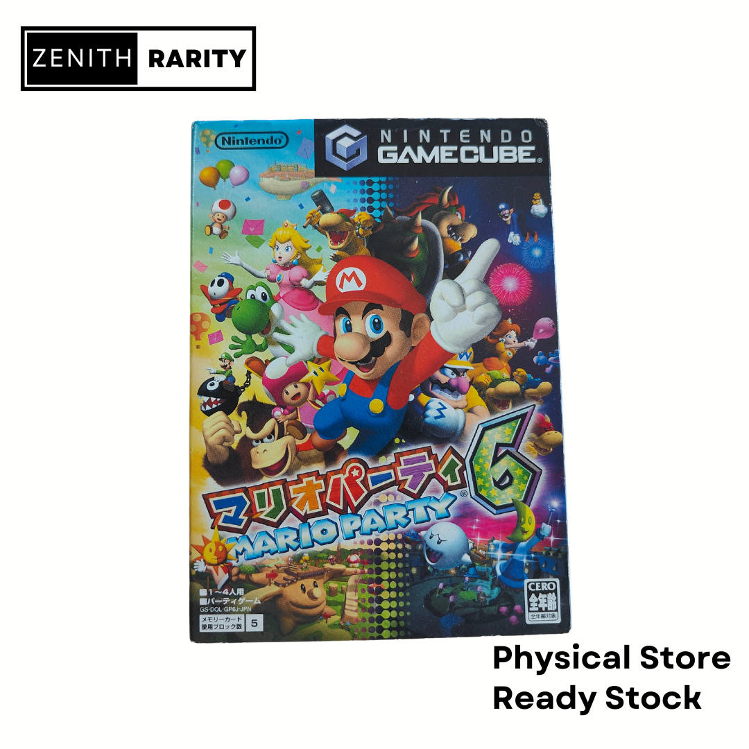 Zenith Rarity Nintendo Gamecube GC game Mario Party 6 | Lazada