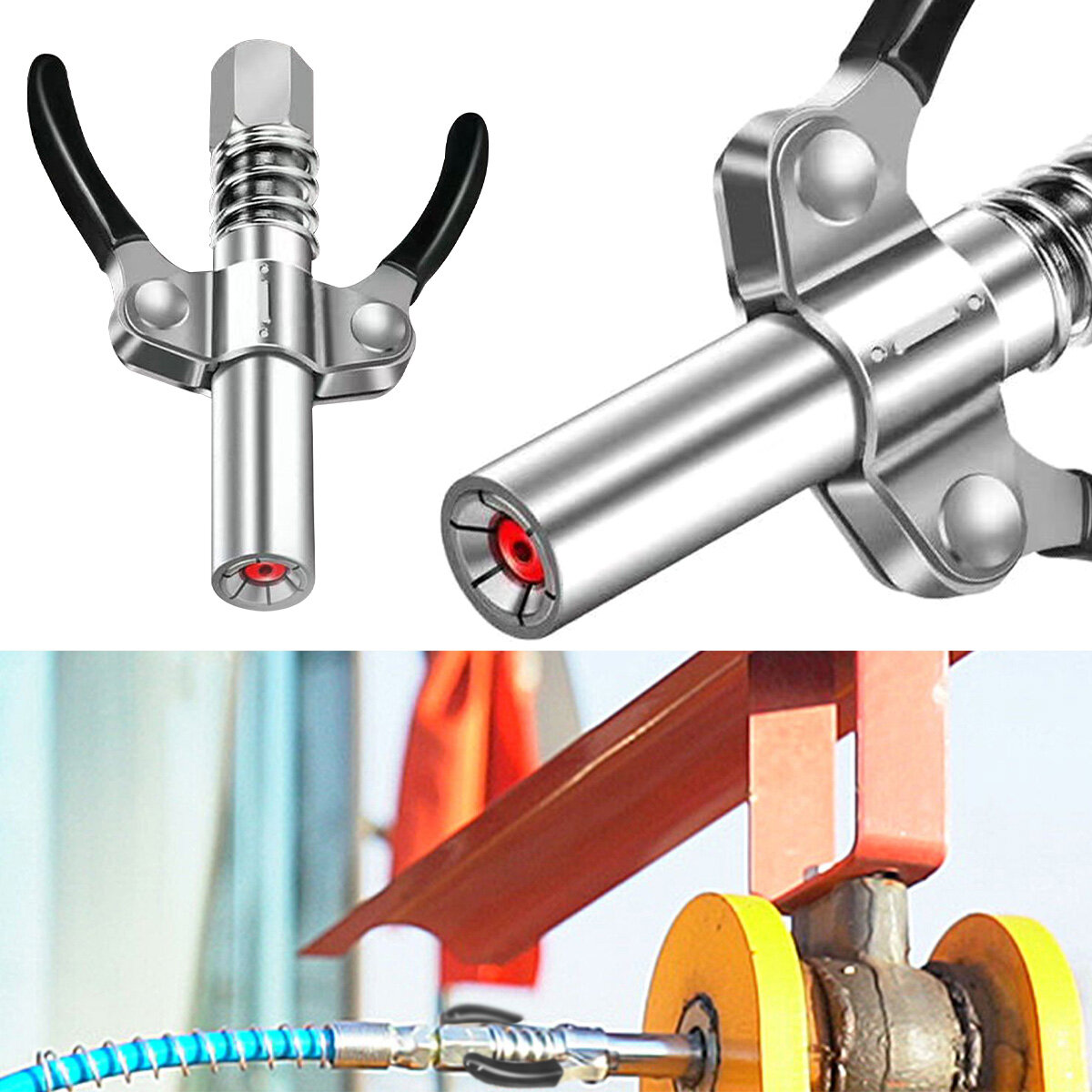 Grease Tool Tip Grease Tool Coupler 10000 Psi Stainless Steel Grease ...
