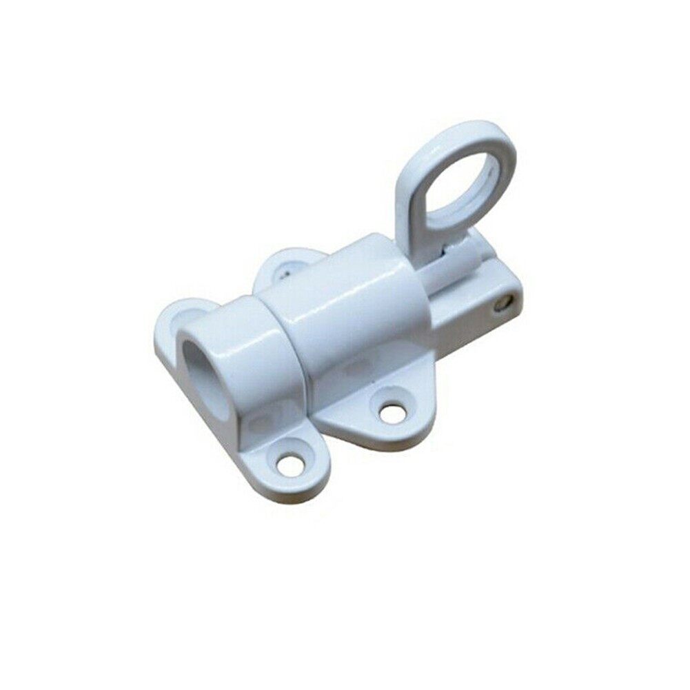 White Home Room Door Latch Sprung Attic Loft Ceiling Hatch Lock Catch ...