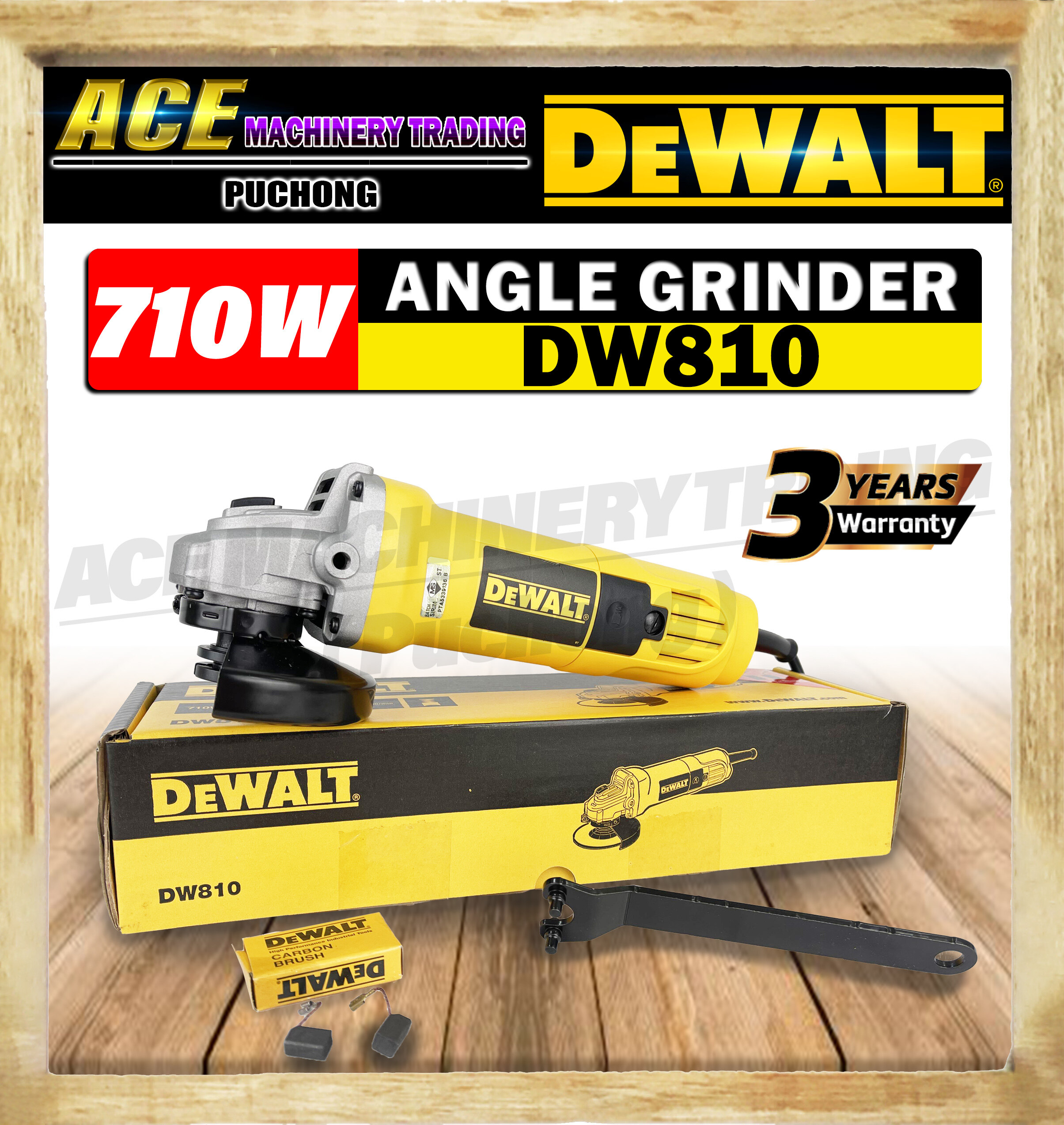 DEWALT DW810 710W 4" Angle Grinder 100mm | Lazada